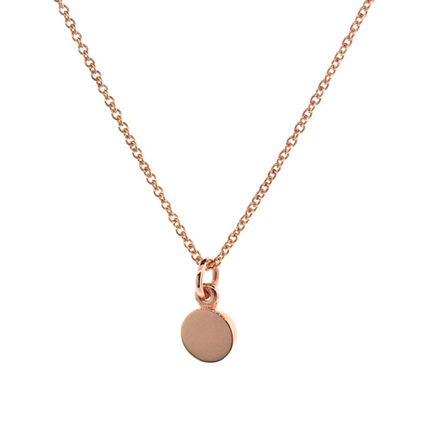 Gold Disc Pendant - Etsy