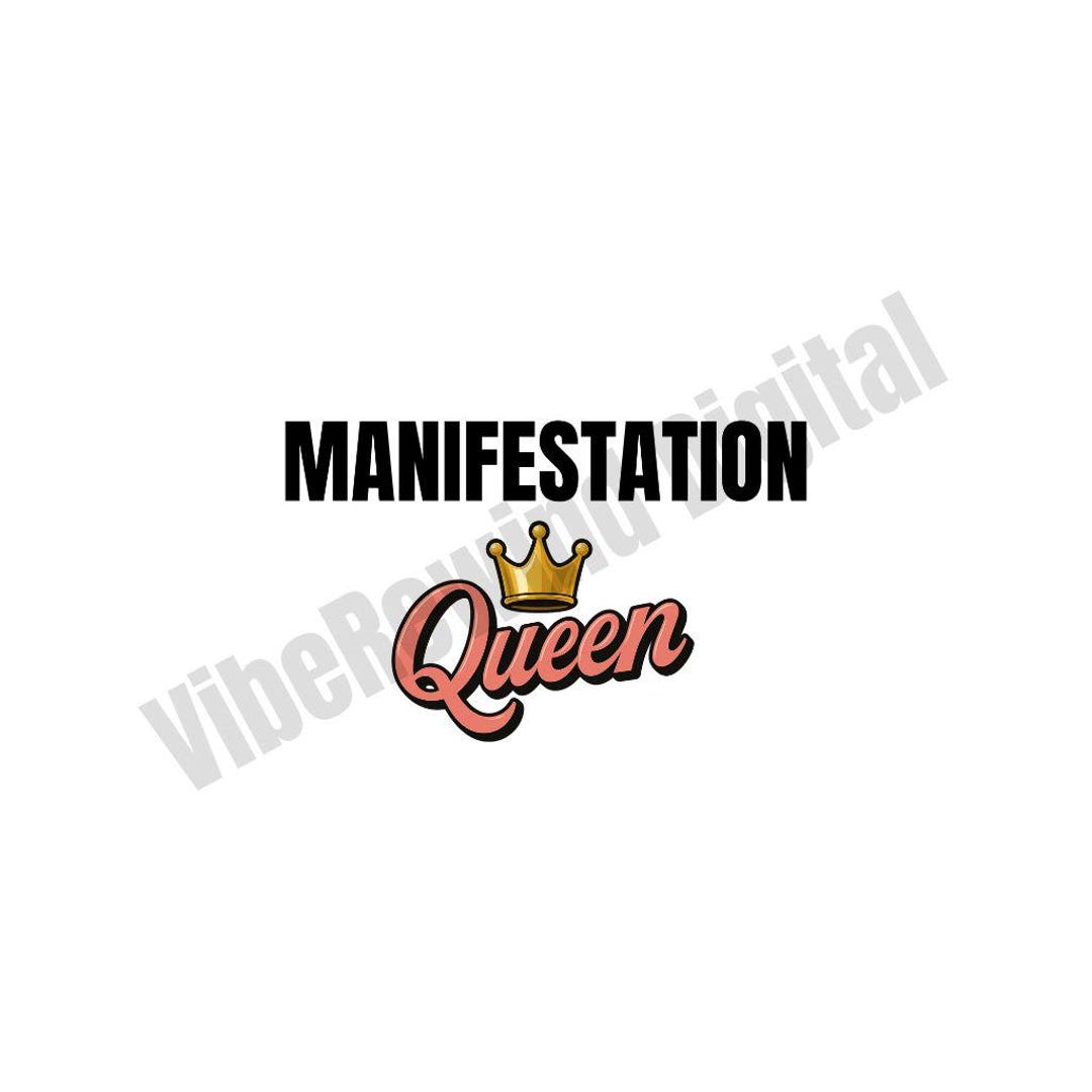 Manifestation Queen PNG | Spiritual Queen | Crown Script | Law of ...