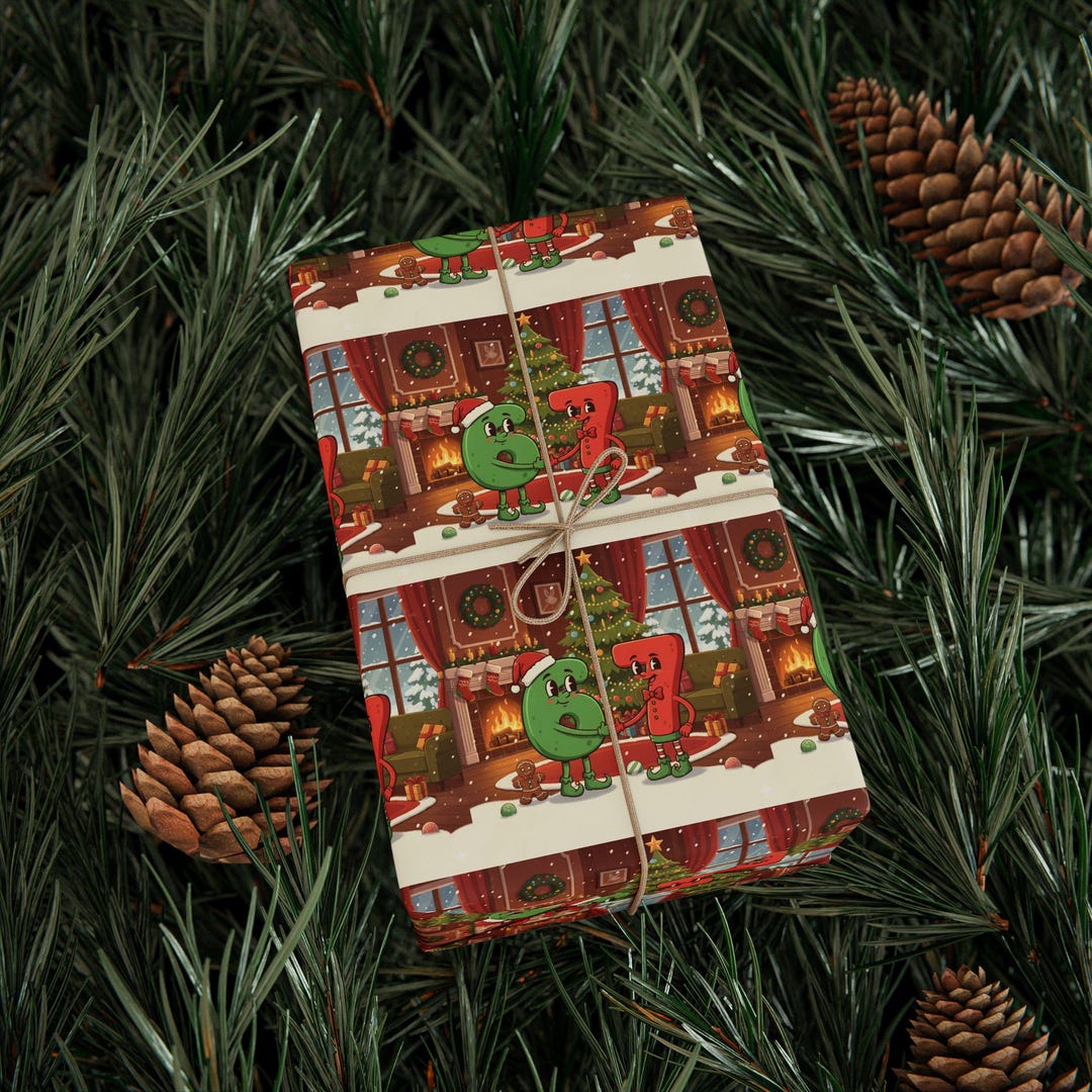 Funny '6-7' Meme Kids Christmas Wrapping Paper - Etsy