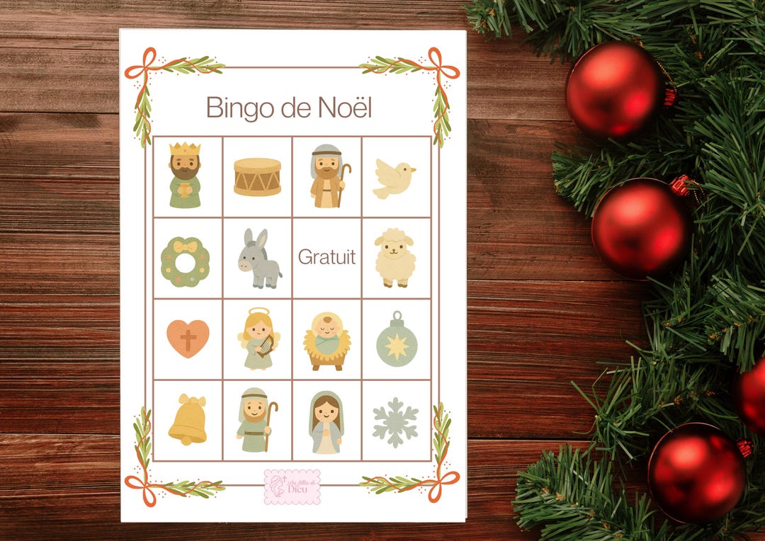 Christian Christmas Bingo | Children's Activity | Jesus Birth Game ...