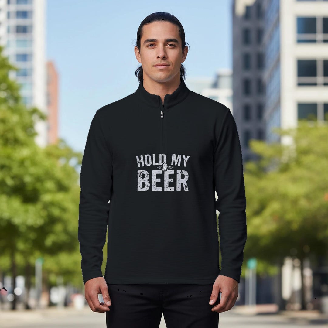 Men’s Funny Quote Quarter-zip Pullover – Lightweight Casual Humor - Etsy