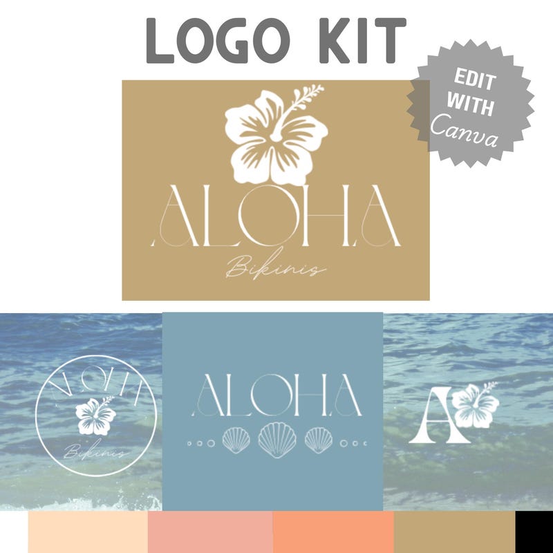 Beach Logos - Etsy