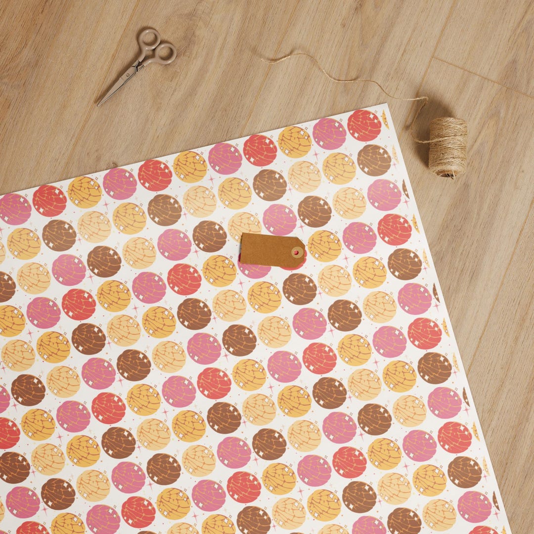 Mexican Sweet Bread Gift Wrap Paper Conchas - Etsy