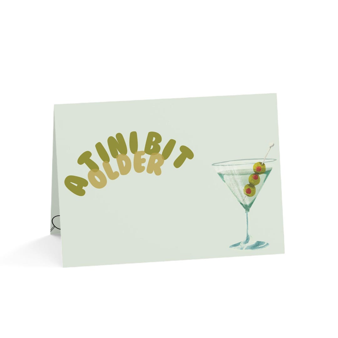 A Tini Bit Older Birthday Card - Etsy