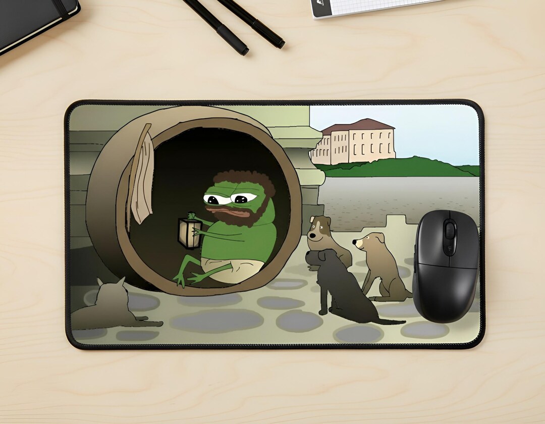 Apu Apustaja Diogenes of Sinope Autism Maxxing Mousemat - Etsy
