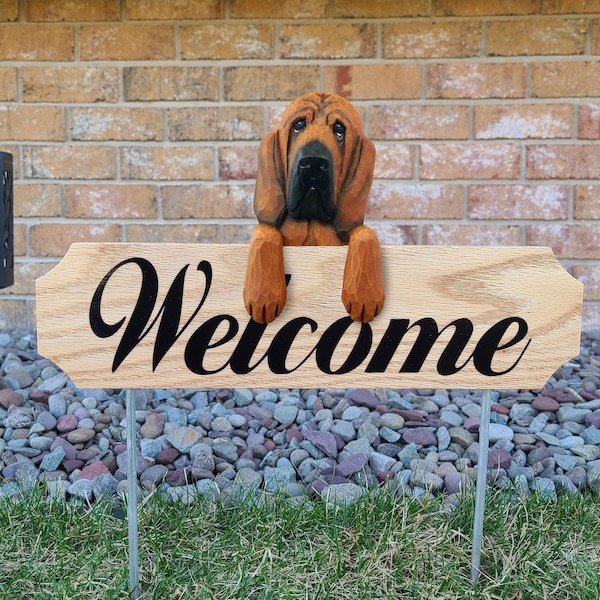 Bloodhound Sign - Etsy