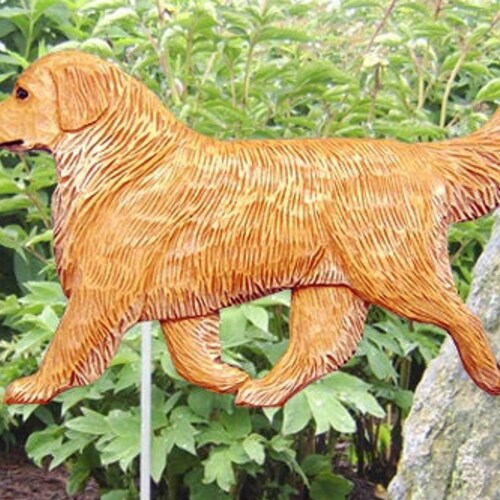 Golden Retriever Garden Stake Multiple Colors Available - Etsy
