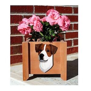 Jack Russell Terrier Planter Box - Multiple Colors Available - Etsy