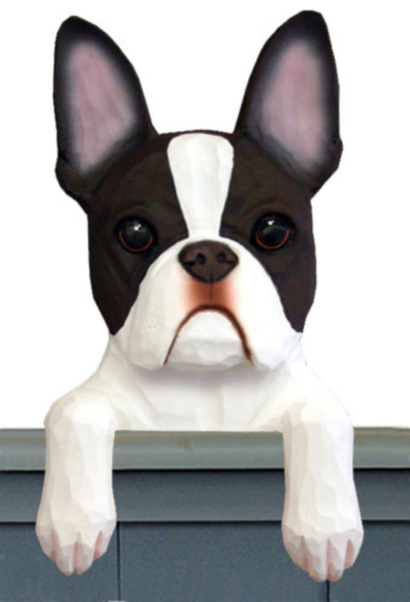 Boston Terrier Door Topper or Shelf Sitter Multiple Colors - Etsy