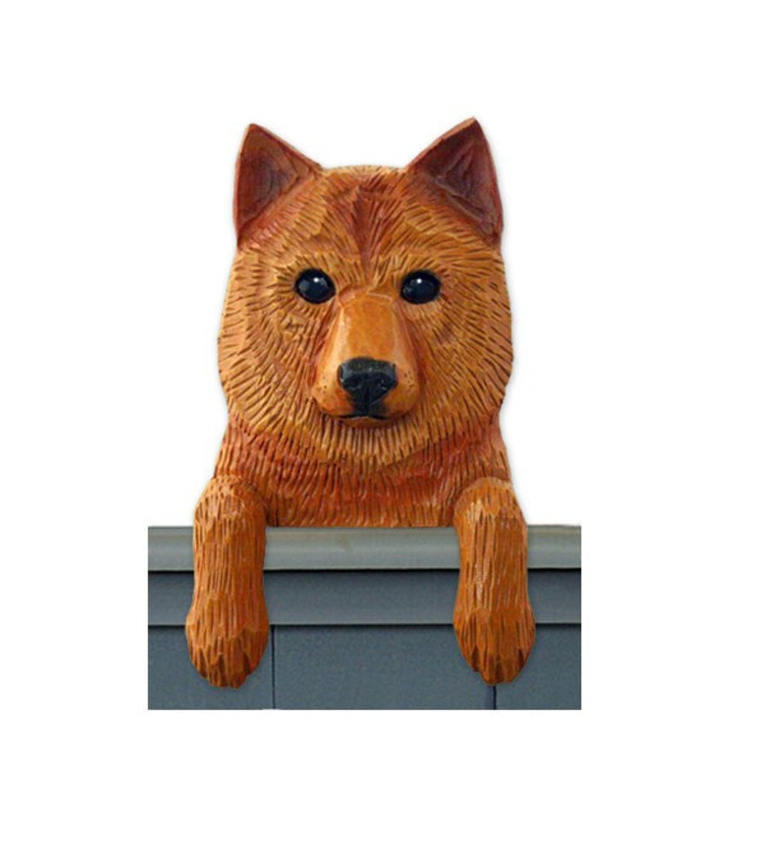 Finnish Spitz Resin Door Topper, Computer Topper, or Shelf Sitter - Etsy