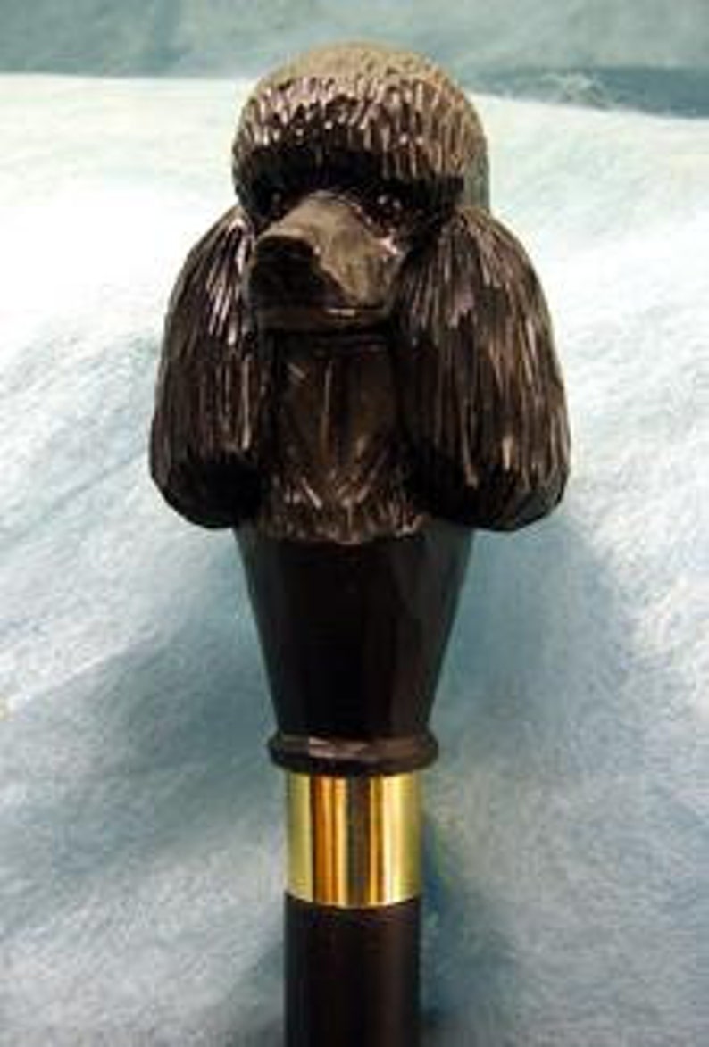 Poodle Walking Stick Multiple Colors Available | Etsy