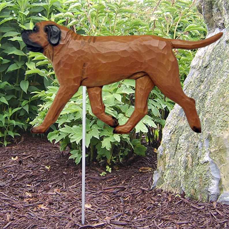 Mastiff Garden Stake Multiple Colors Available | Etsy