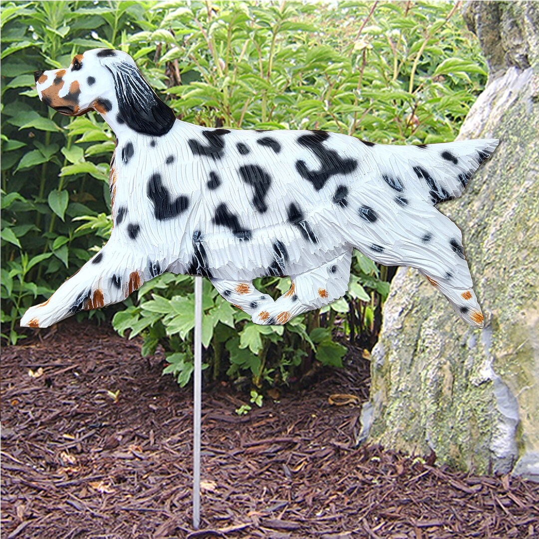 English Setter Garden Stake Multiple Colors Available - Etsy