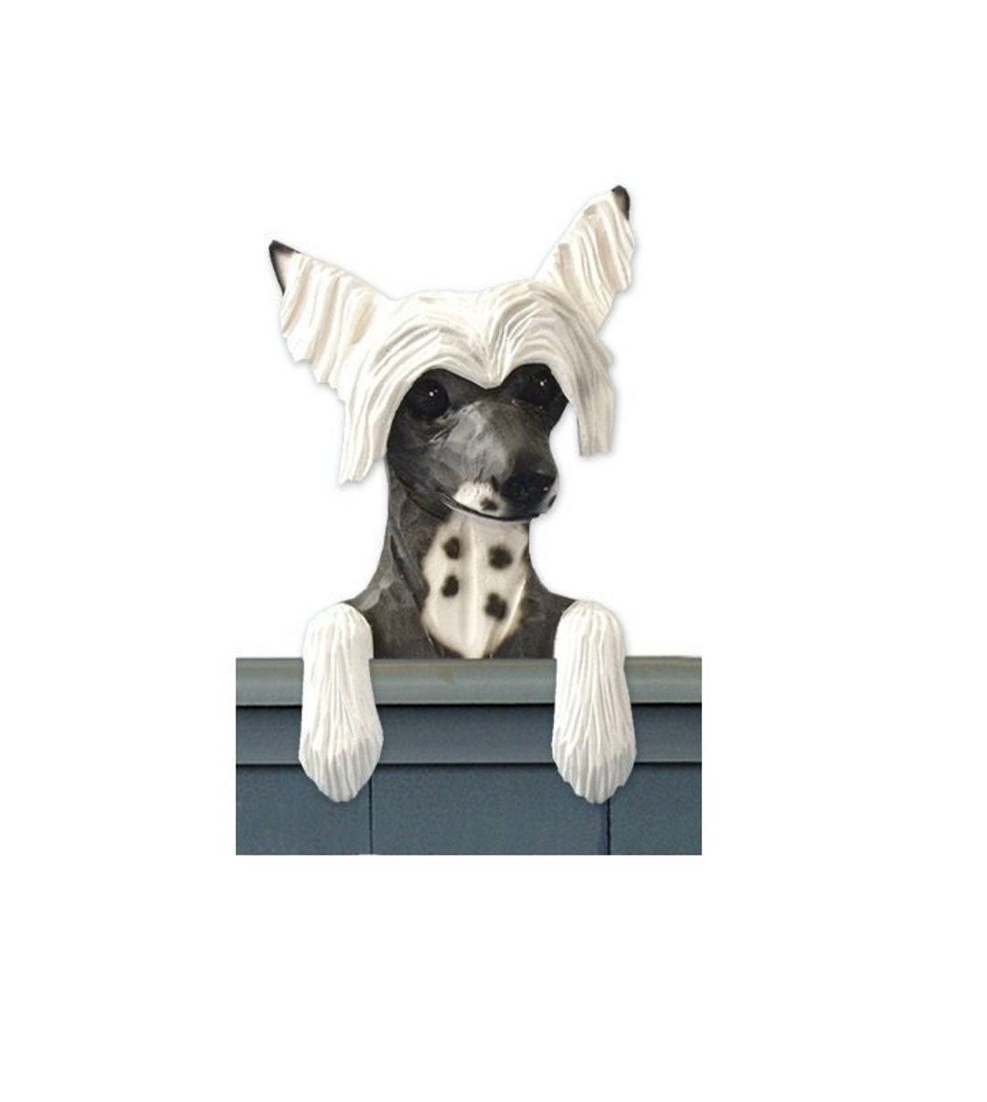 Chinese Crested Door Topper, Computer Topper, or Shelf Sitter - Etsy