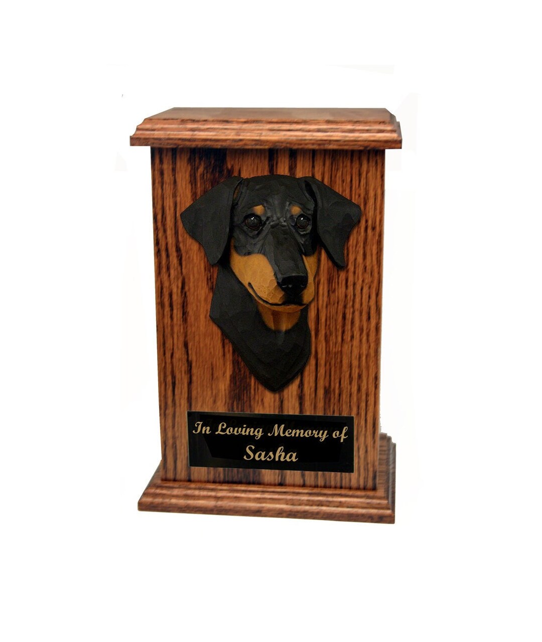 Doberman (natural) Memorial Urn- Engraving Not Included - Etsy