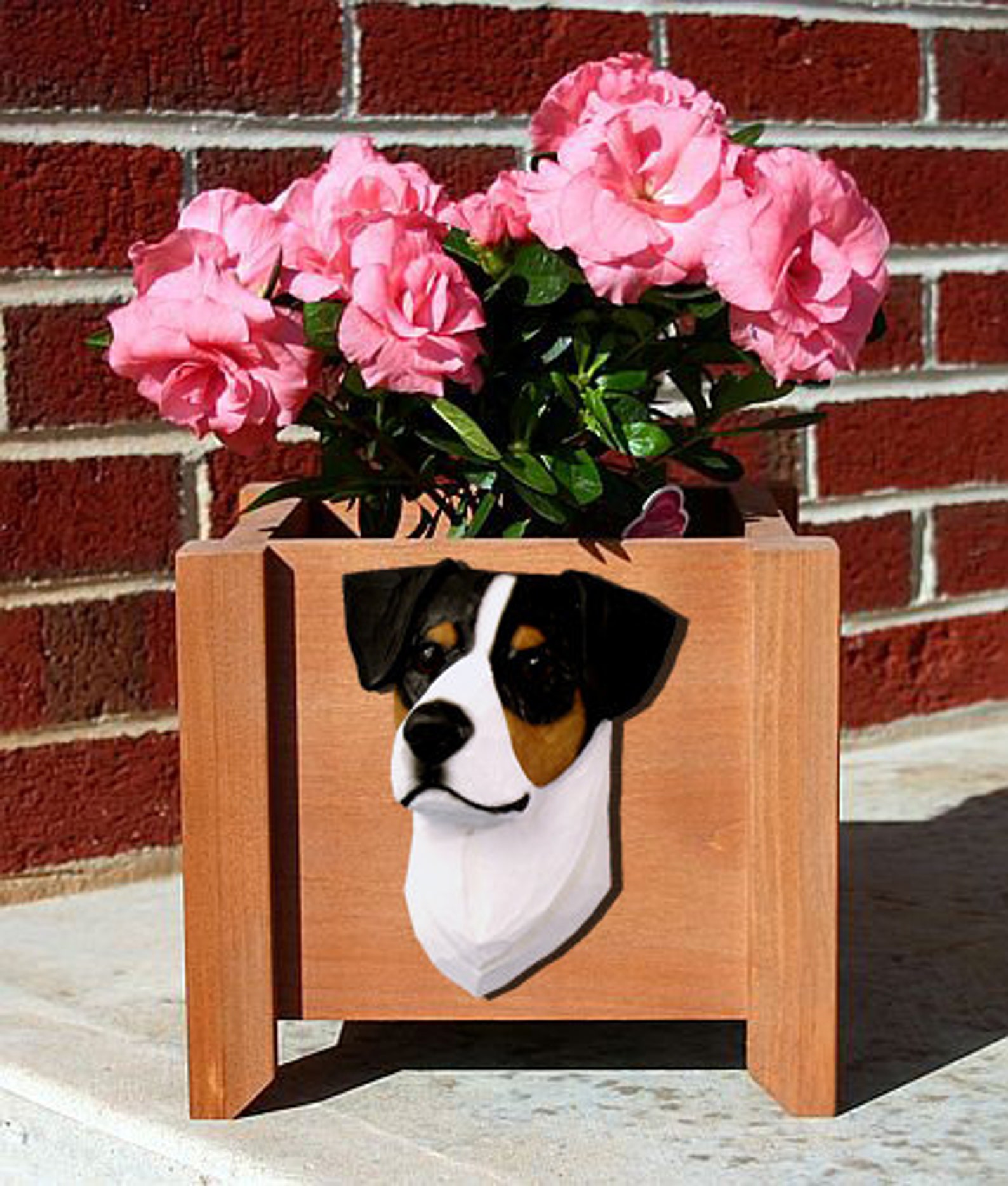 Jack Russell Terrier Planter Box - Multiple Colors Available - Etsy
