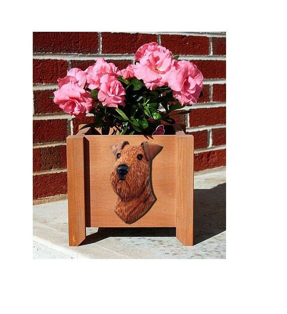 Airedale Terrier Planter Box | Etsy