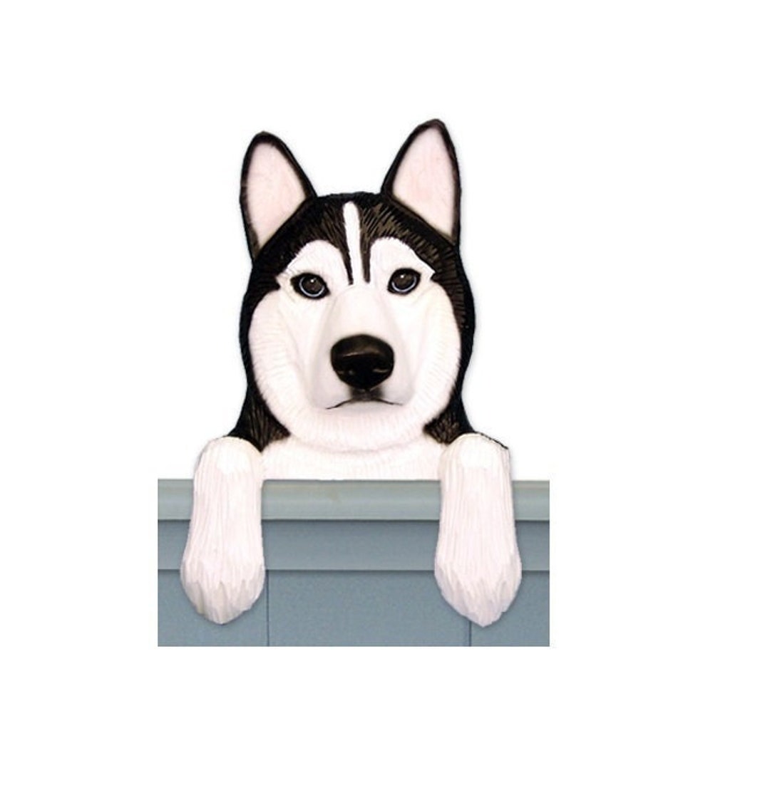 Siberian Husky Door Topper or Shelf Sitter - Multiple Colors Available ...