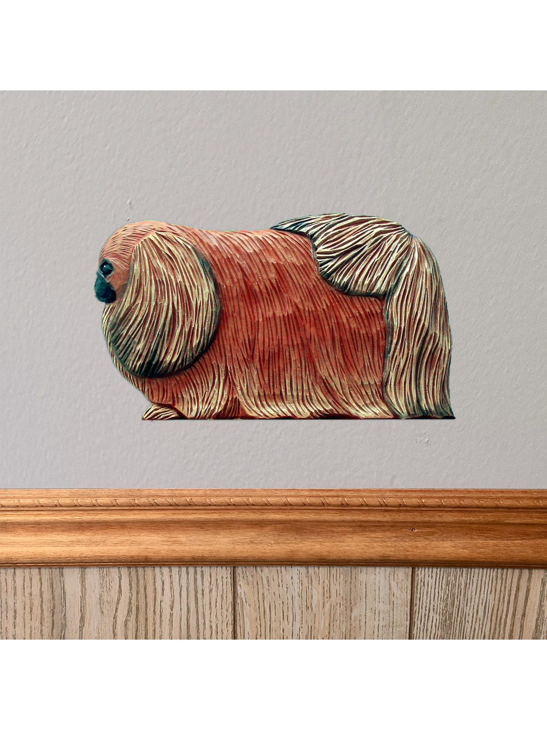 Pekingese DIG (dog in Gait) Wall Art - Multiple Colors Available - Etsy