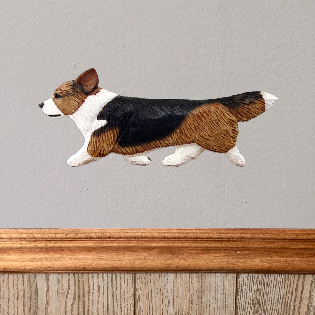 Cardigan Welsh Corgi DIG Wall Sculpture - Multiple Colors Available - Etsy