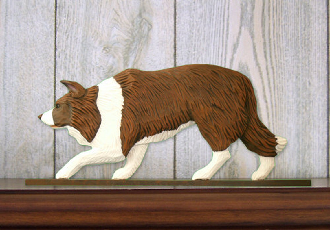 Border Collie DIG Topper Multiple Colors Available - Etsy