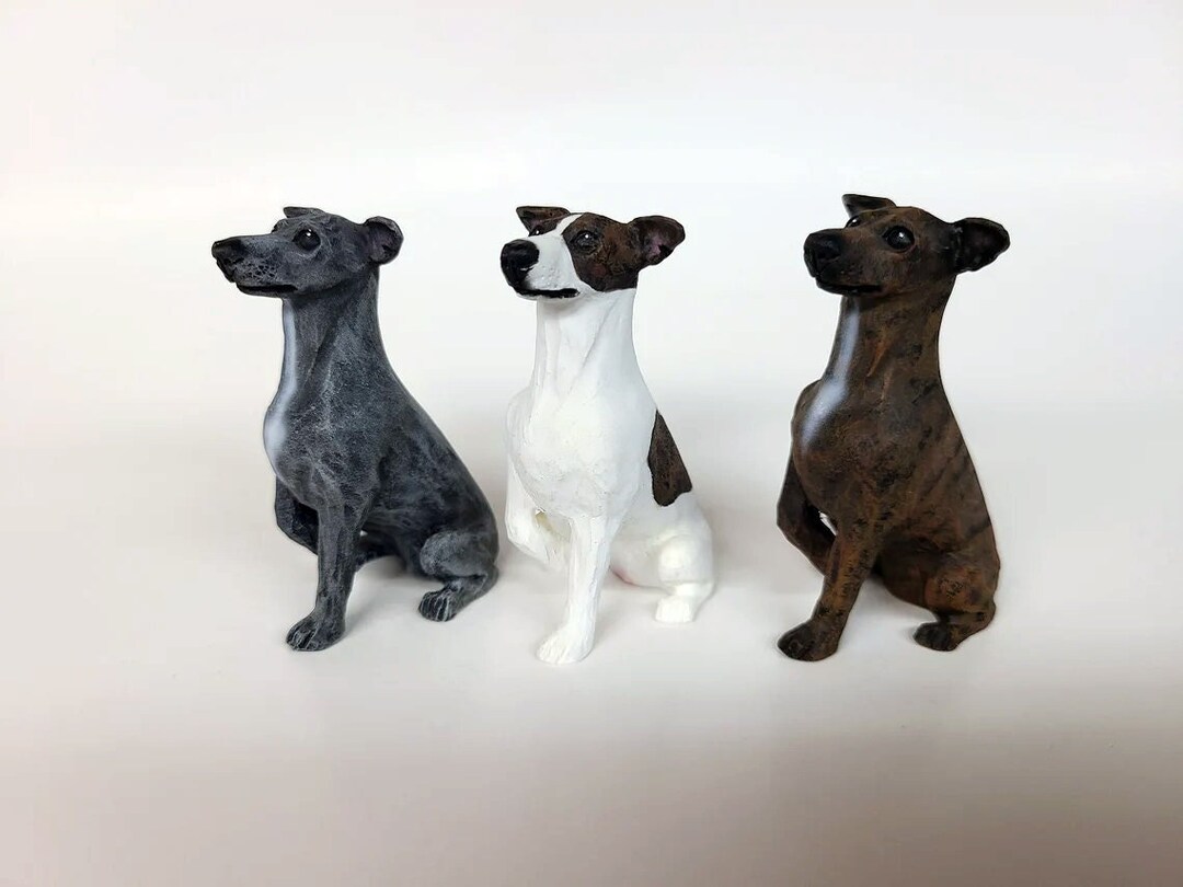 Whippet Figurine Ornament - Etsy