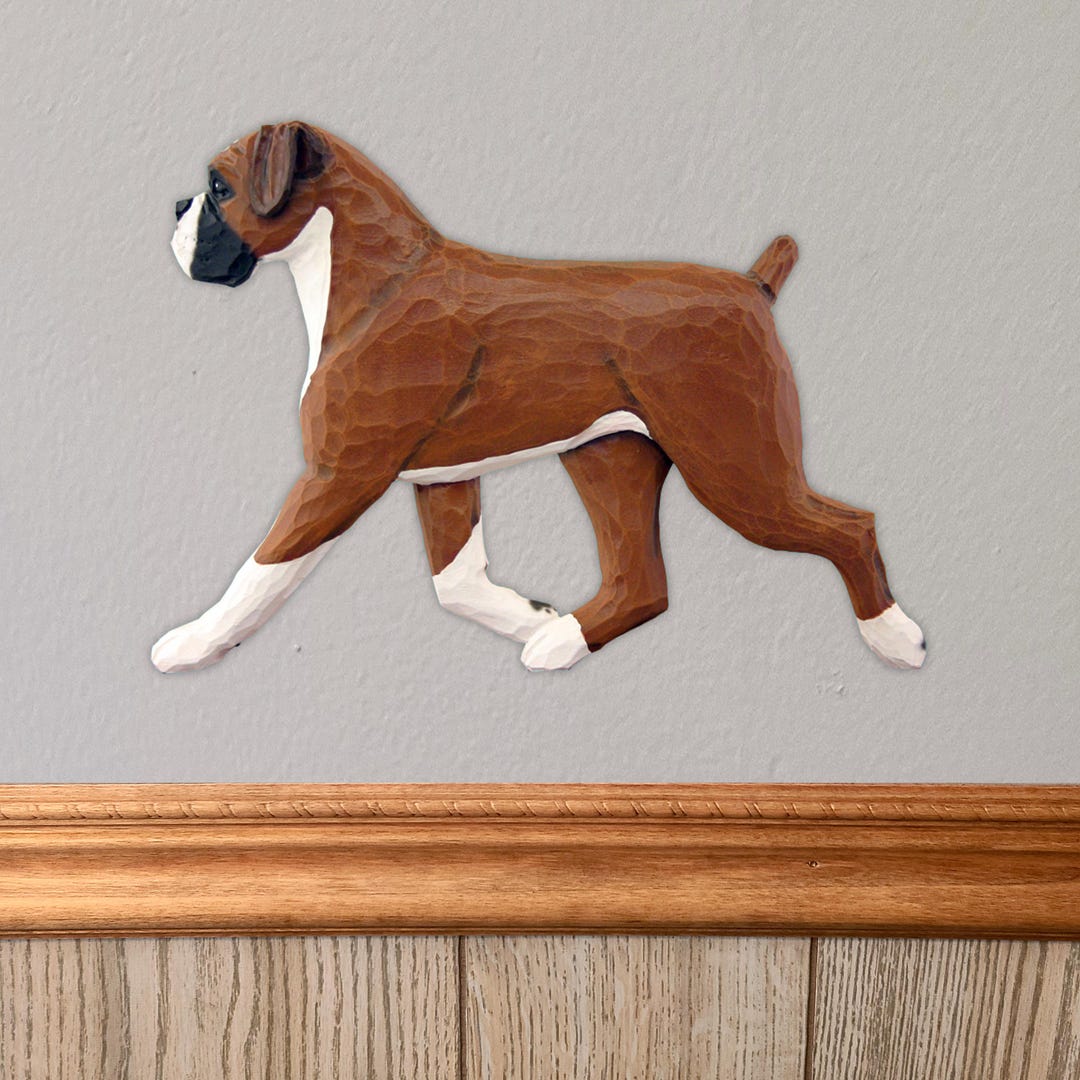 Boxer (natural) DIG Wall Sculpture - Multiple Colors Available - Etsy