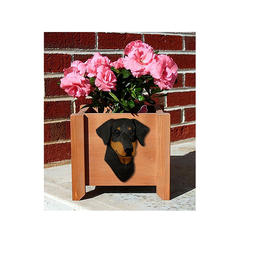 Doberman (natural) Planter Box - Multiple Colors Available - Etsy