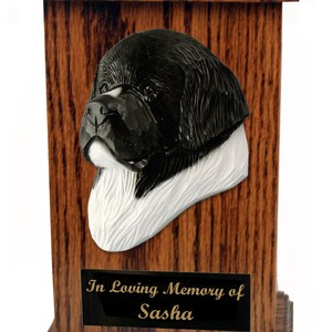 Newfoundland Memorial Urn - Multiple Colors Available - Choice of Light ...