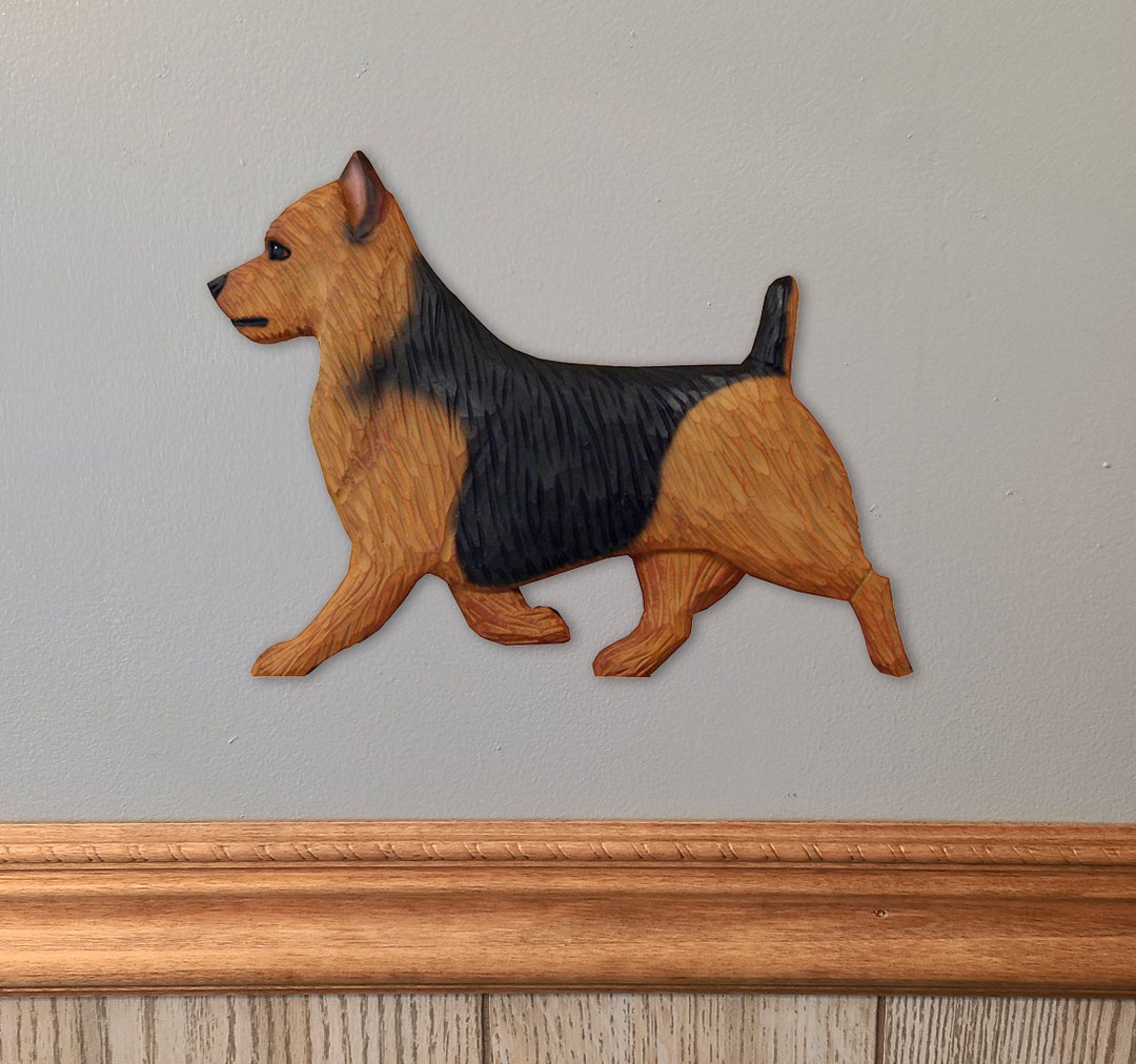 Australian Terrier DIG Wall Sculpture - Multiple Colors Available - Etsy