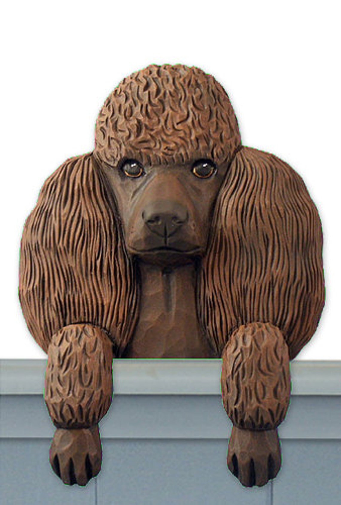 Poodle Resin Door Topper or Shelf Sitter Multiple Colors - Etsy
