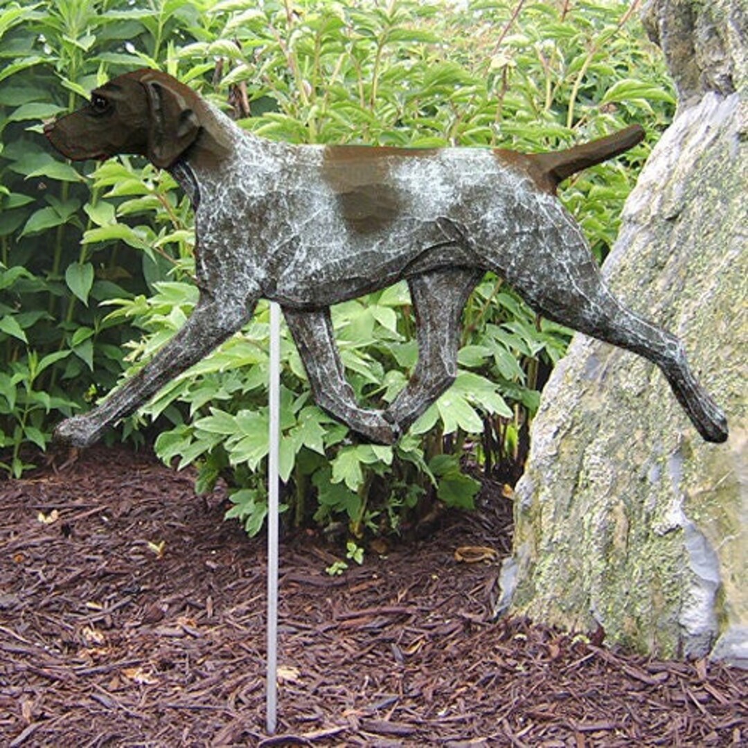 German Shorthaired Pointer Garden Stake - Multiple Colors Available - Etsy