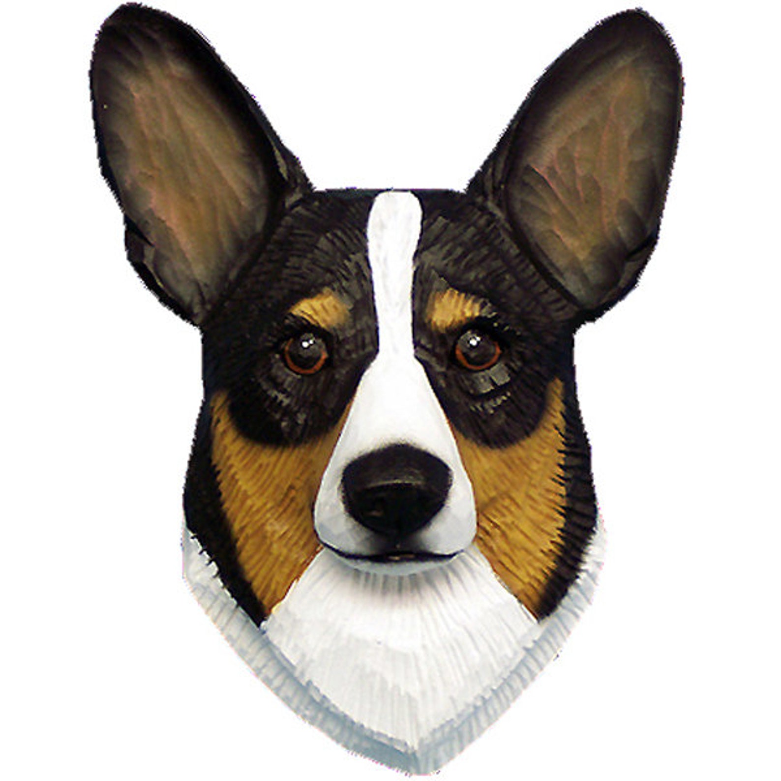 Pembroke Welsh Corgi Head Study Wall Hanging Multiple Colors - Etsy