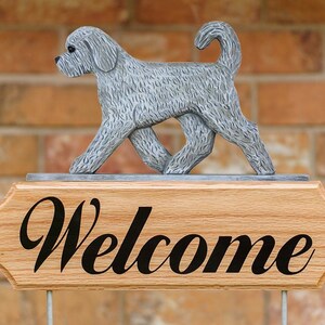 Goldendoodle Welcome Stake Sign - Multiple Colors Available - Etsy