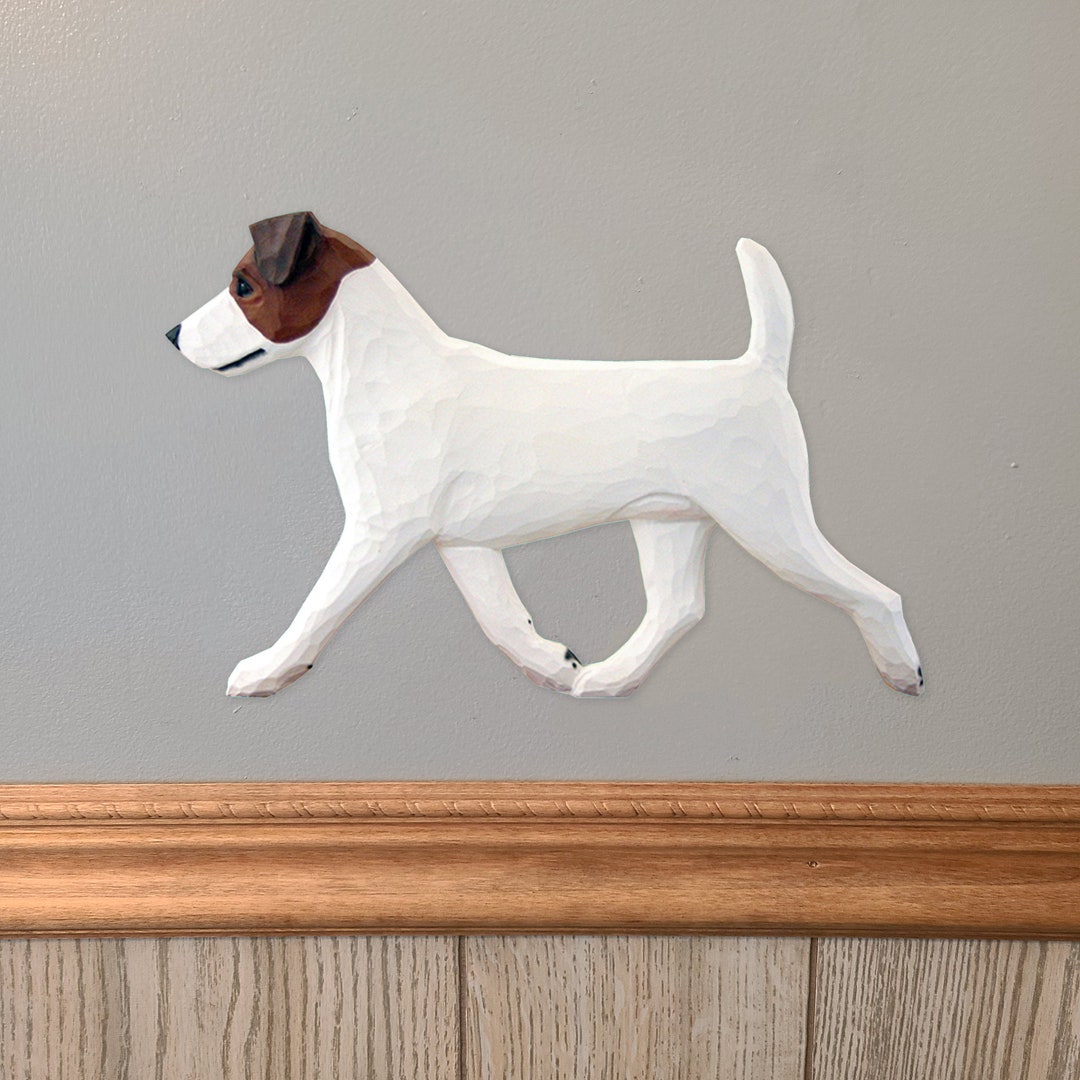 Jack Russell Terrier DIG Wall Sculpture - Multiple Colors Available - Etsy
