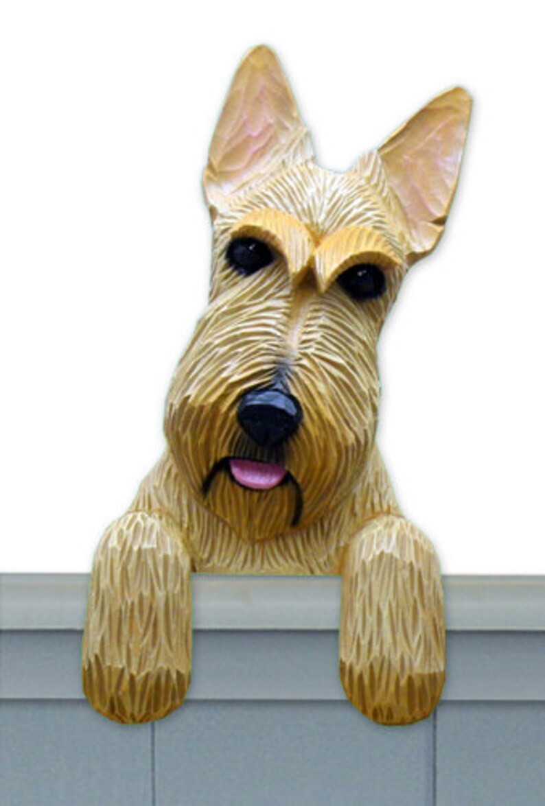 Scottish Terrier Scotty Resin Door Topper or Shelf Sitter - Etsy