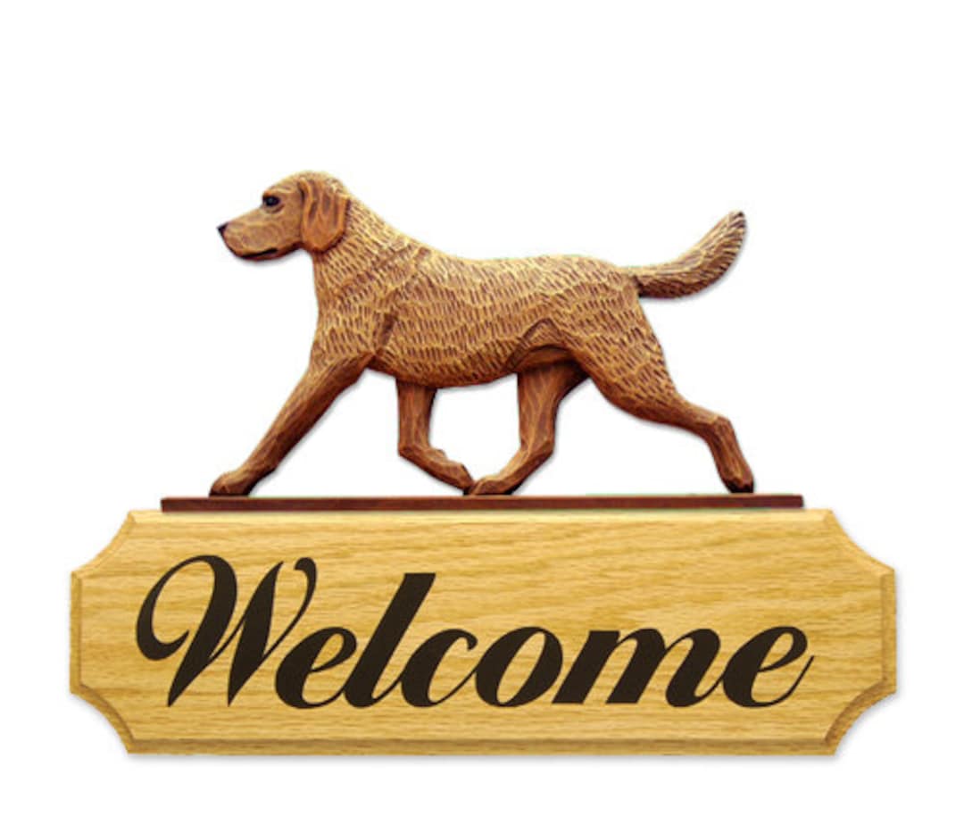 Chesapeake Bay Retriever Welcome Sign - Etsy