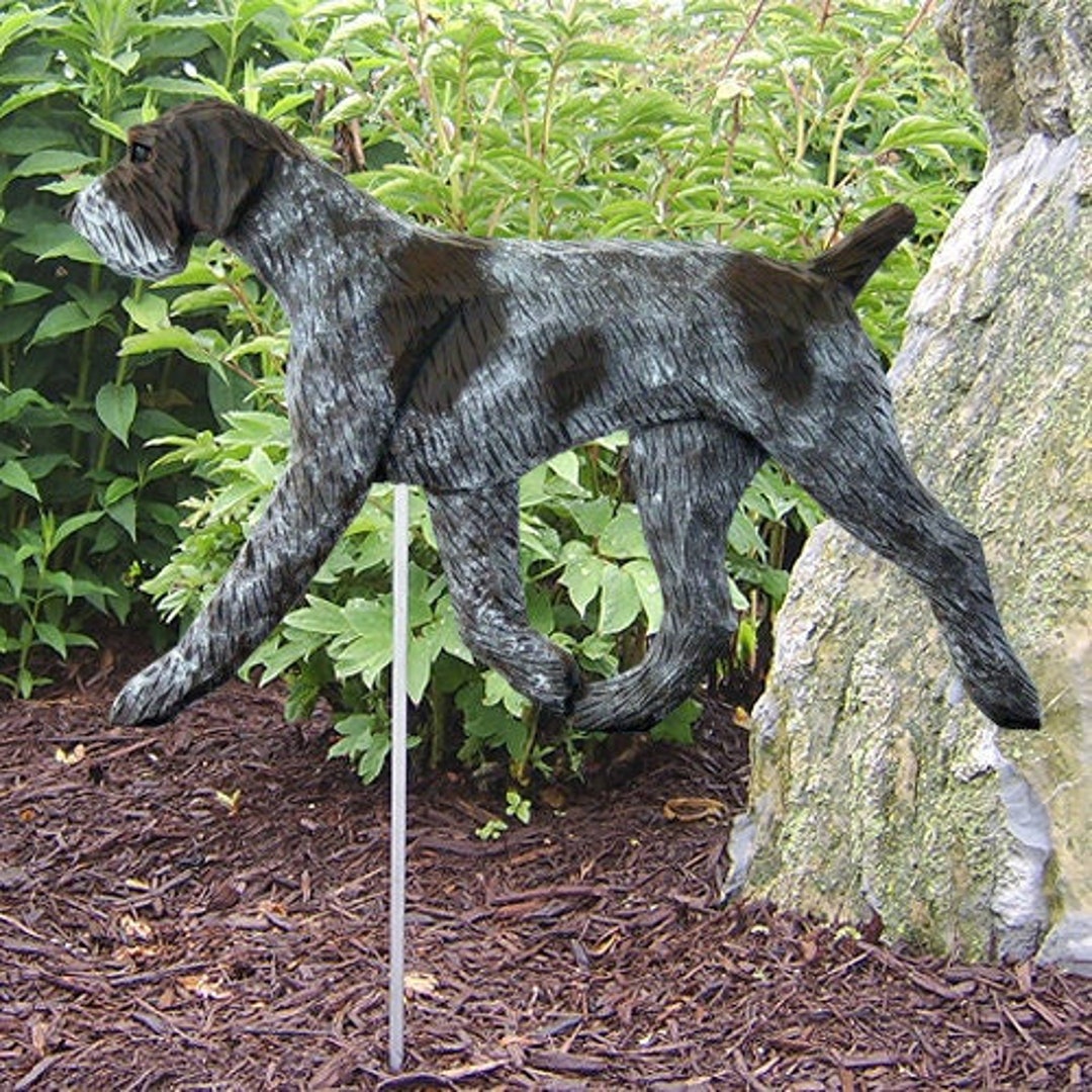 German Wirehaired Pointer Garden Stake - Etsy