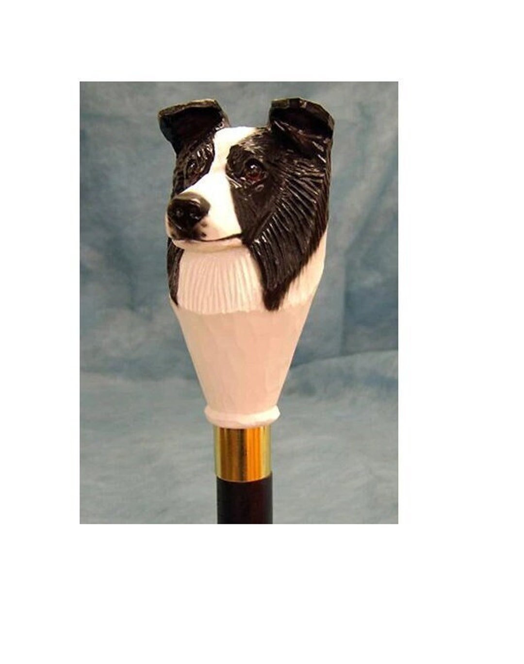 Border Collie Walking Stick - Multiple Colors Available - Etsy