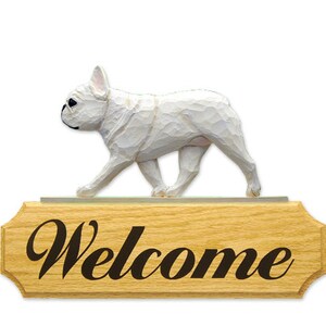 French Bulldog DIG Welcome Sign - Etsy