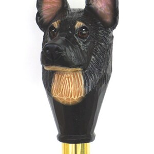 German Shepherd Walking Stick - Multiple Colors Available - Etsy