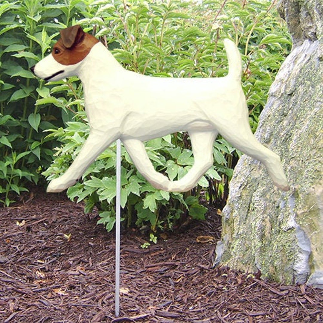 Jack Russell Terrier Garden Stake Multiple Colors Available - Etsy