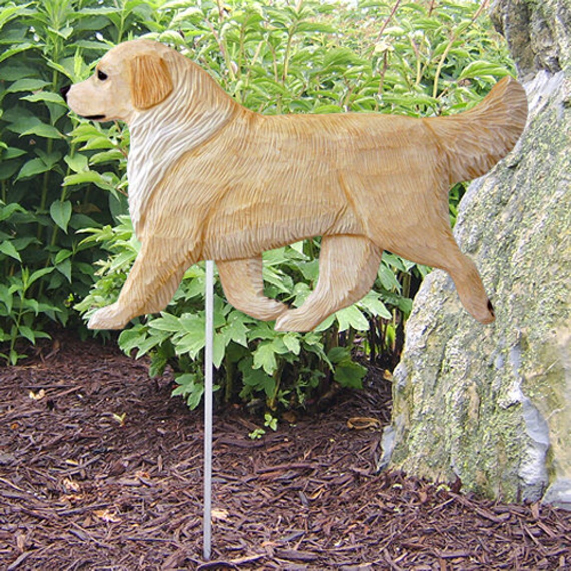 Golden Retriever Garden Stake Multiple Colors Available - Etsy