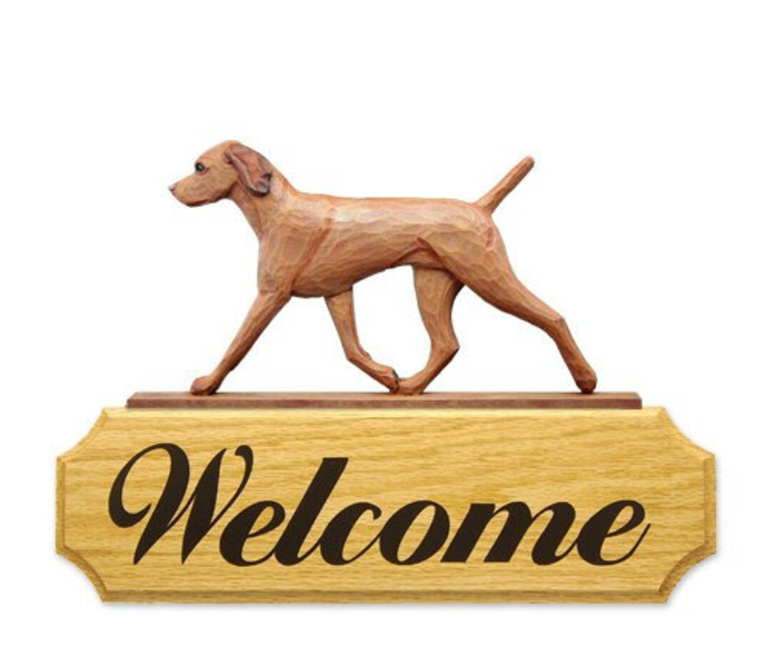 Vizsla Welcome Sign - Multiple Colors Available - Etsy