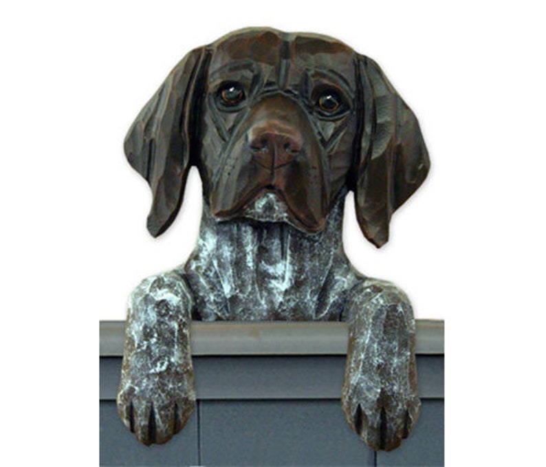 German Shorthaired Pointer Resin Door Topper or Shelf Sitter | Etsy