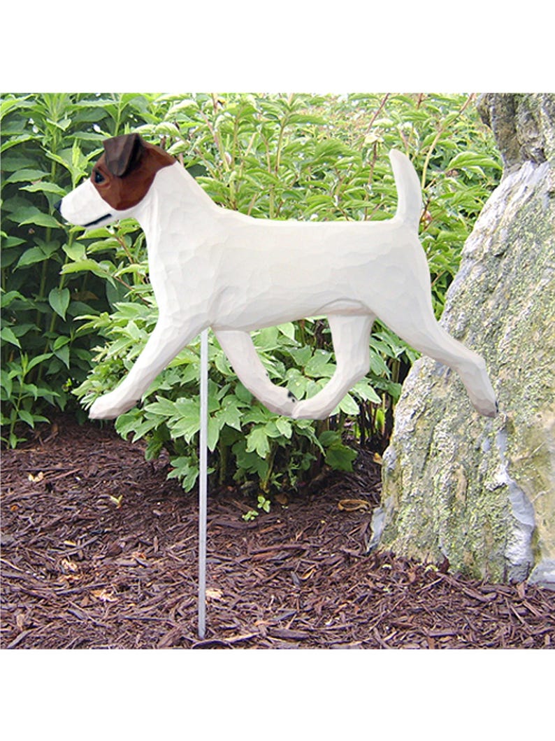 Jack Russell Terrier Garden Stake - Multiple Colors Available - Etsy