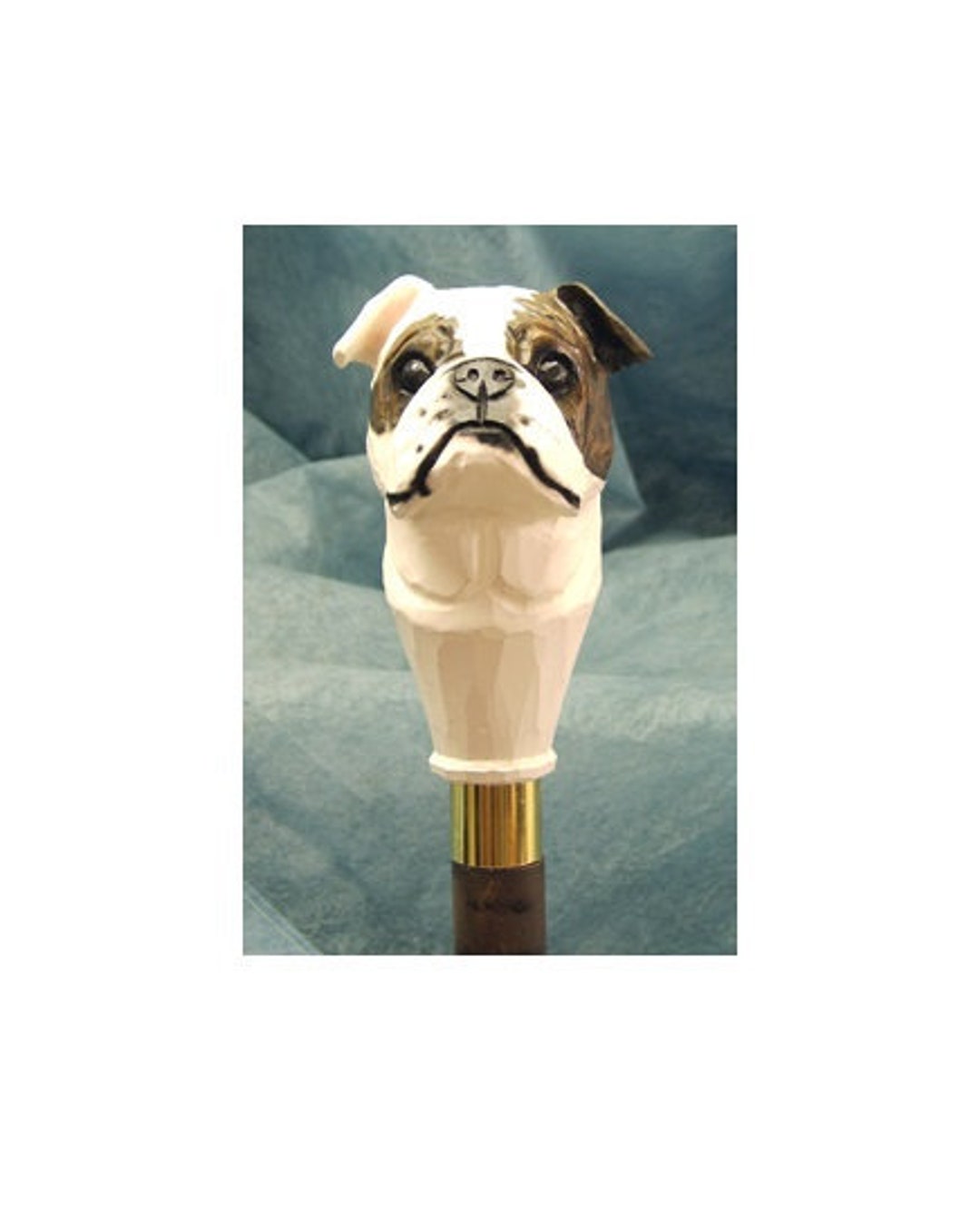 English Bulldog Walking Stick - Multiple Colors Available - Etsy