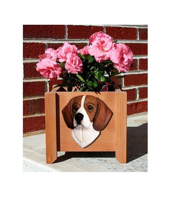Beagle Planter Box Multiple Colors Available - Etsy