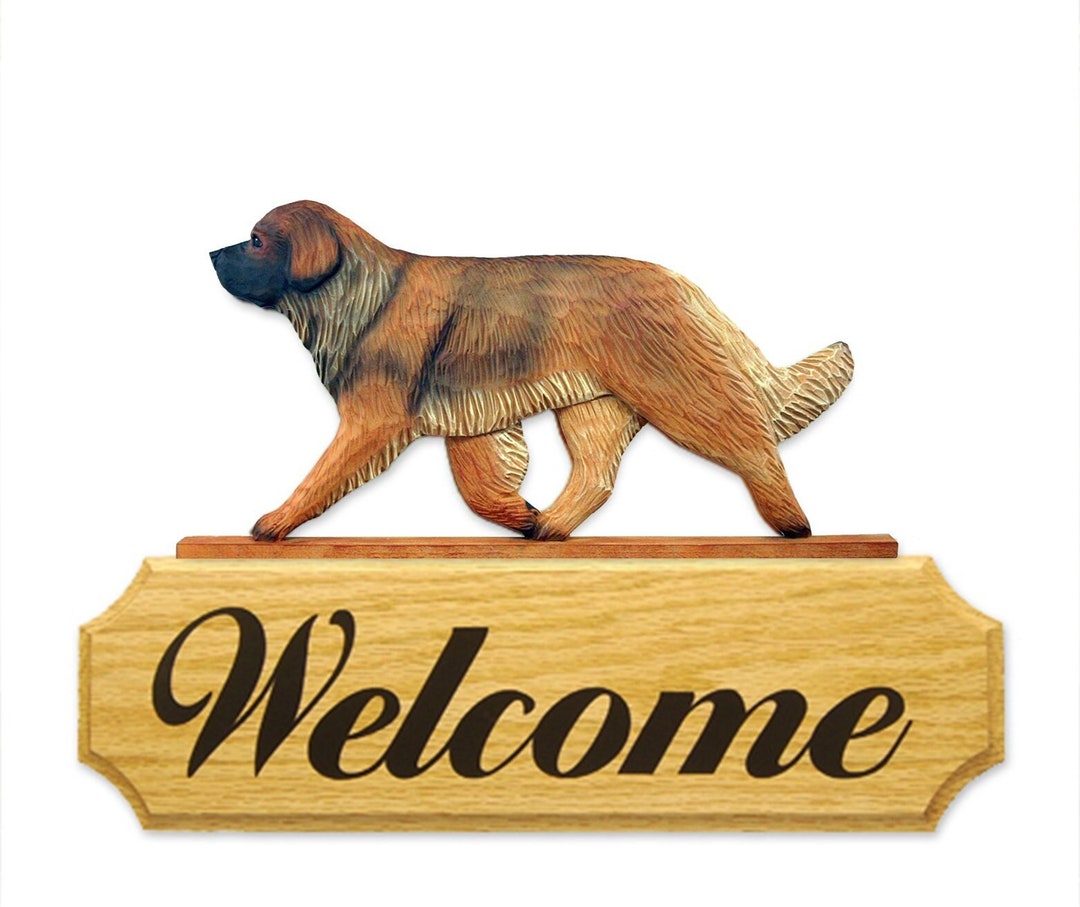 Leonberger Welcome Sign - Etsy