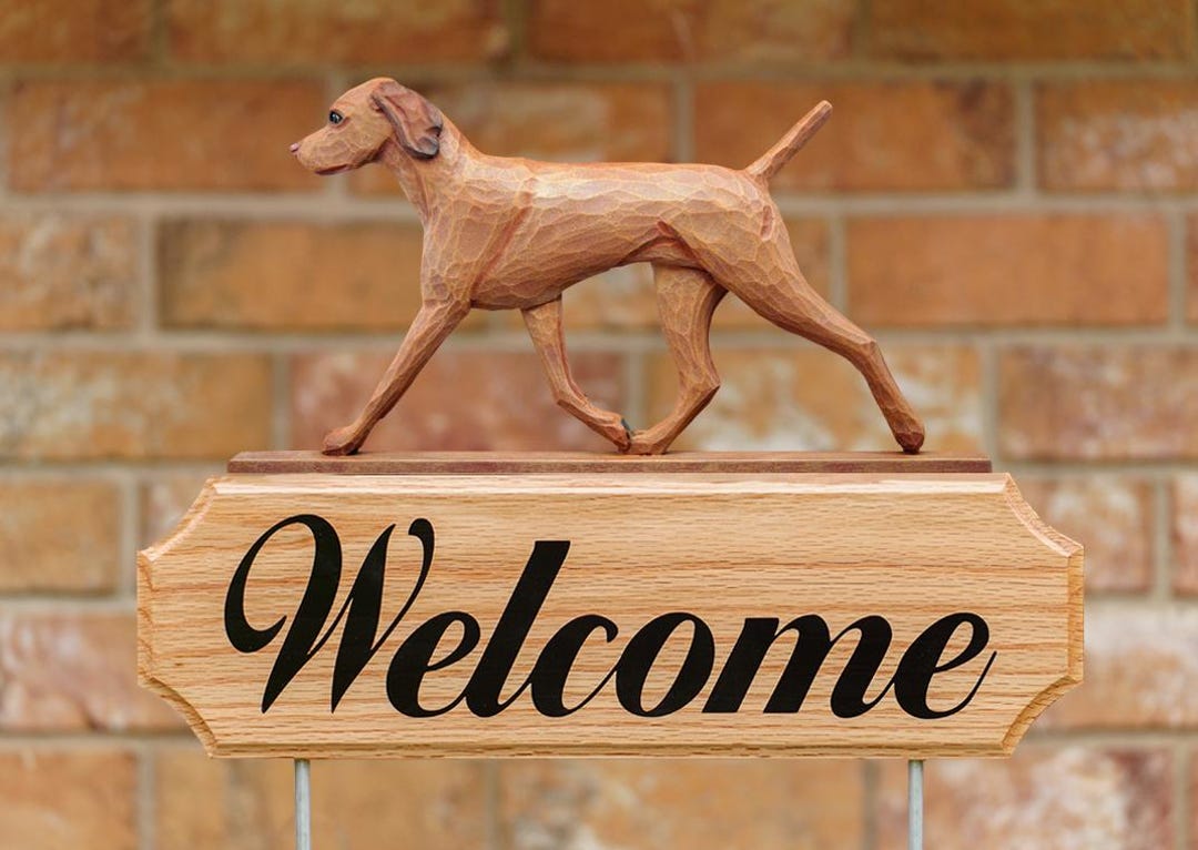 Vizsla Welcome Stake Sign - Etsy